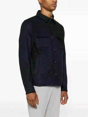 Herno Felted Finish Shirt Jacket