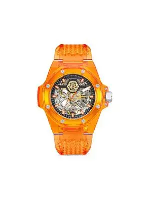 Philipp Plein King Phantom Fire 46mm Watch - Silver