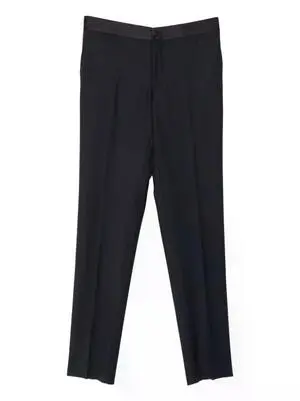 Canali Side-stripe Trousers - Blue