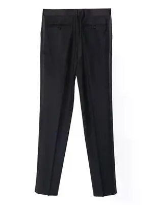Canali Side-stripe Trousers - Blue