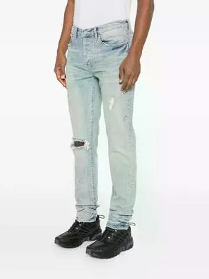 PURPLE BRAND Ripped Detailing Jeans