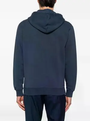MC2 SAINT BARTH Zip Hooded Mercer Light Sweater - Blue