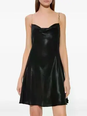DIESEL® D-mintel Chain Strap Mini Dress - Black