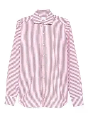 ORIAN Striped-pattern Shirt - Red