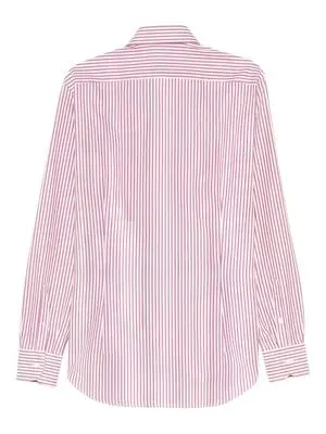 ORIAN Striped-pattern Shirt - Red