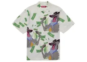 Supreme All Dogs Go To Heaven Short Sleeve Shirt - White