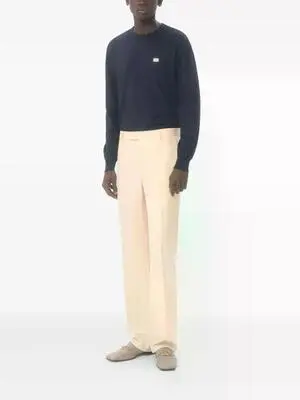 Valentino Garavani Vlogo Patch Wool Sweater - Blue