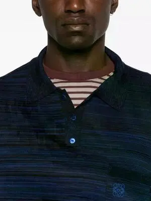Loewe Striped Logo Polo Sweater
