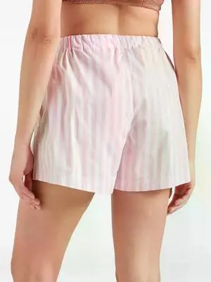 Hunza G Cabana Striped Shorts - Pink