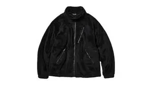 Uniqlo Fleece Zip-up Jacket - Black