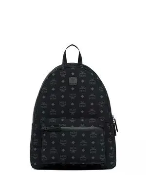 Mcm Stark Monogram-pattern Packable Backpack