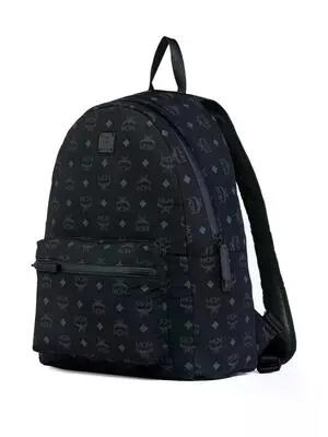 Mcm Stark Monogram-pattern Packable Backpack