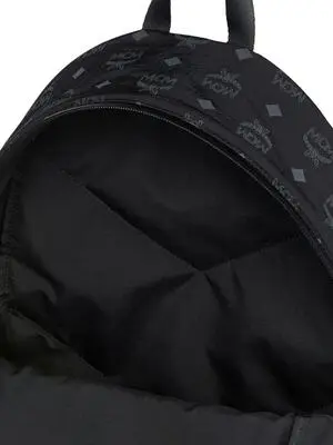 Mcm Stark Monogram-pattern Packable Backpack