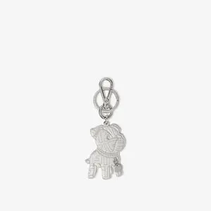 Fendi Ff Motif Ito Key Ring - Silver