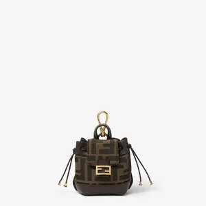 Fendi Nano Backpack Charm - Brown