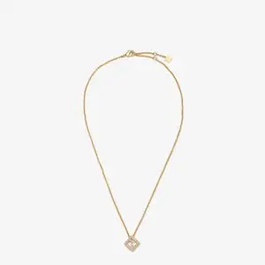 Fendi Forever Necklace With Ff Pendant
