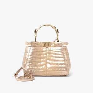 Fendi Peekaboo Mini Bag - White