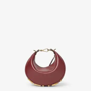 Fendi Fendigraphy Mini Hobo Bag - Red