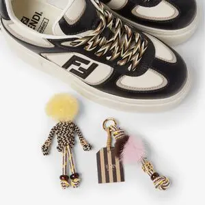 Fendi Match Lace-up Trainers