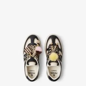 Fendi Match Lace-up Trainers - Multicolour