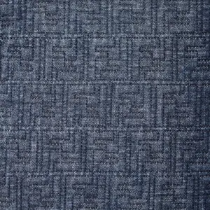 Fendi Ff Motif Dark Denim Jacket - Blue