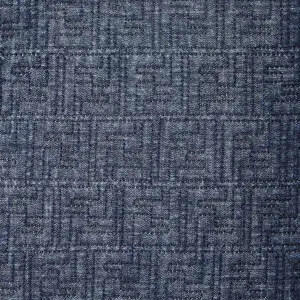 Fendi Ff Motif Dark Denim Jacket - Blue