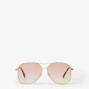 Fendi Fendigraphy Oversized Aviator Sunglasses - Pink