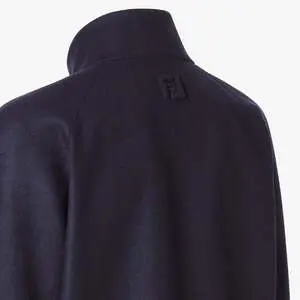 Fendi Cashmere Blouson With Embossed Ff Patch