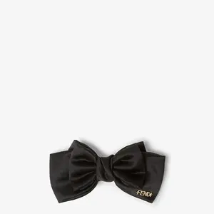 Fendi Bow-shaped Hair Clip With Roma Lettering