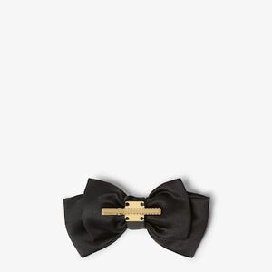 Fendi Bow-shaped Hair Clip With Roma Lettering