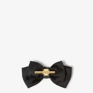 Fendi Bow-shaped Hair Clip With Roma Lettering