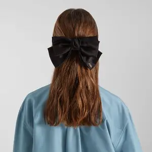Fendi Bow-shaped Hair Clip With Roma Lettering