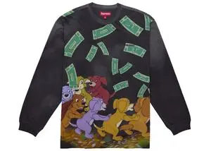 Supreme All Dogs Go To Heaven Long Sleeve Top - Night