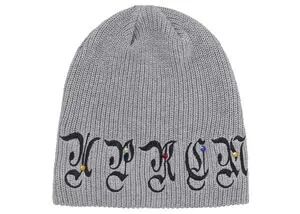 Supreme Aoi Gems Beanie - Heather Grey