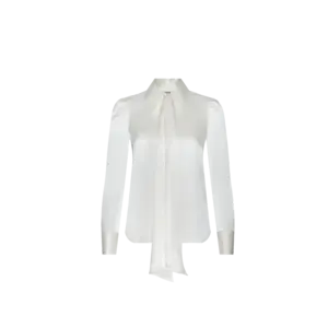 L'Agence Silk Blouse Top - Ivory