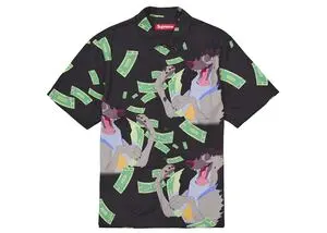 Supreme All Dogs Go To Heaven Short Sleeve Shirt - Black
