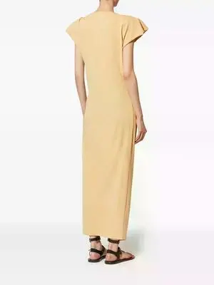 Isabel Marant Étoile Nadela Cotton Jersey Dress - Yellow