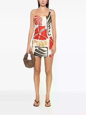 SIR. Julietta Square-neck Mini Dress - Red