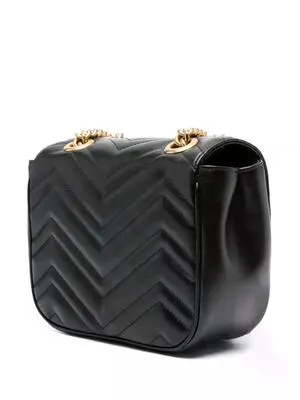 Gucci Mini Gg Marmont Shoulder Bag - Black