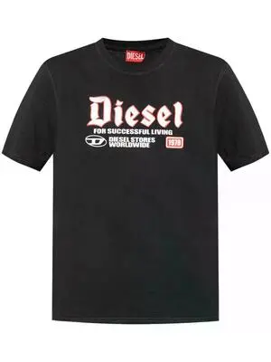 DIESEL® Logo-print Cotton T-shirt