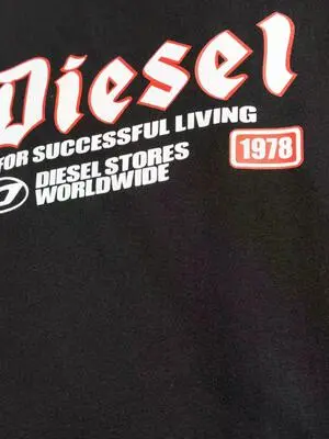 DIESEL® Logo-print Cotton T-shirt