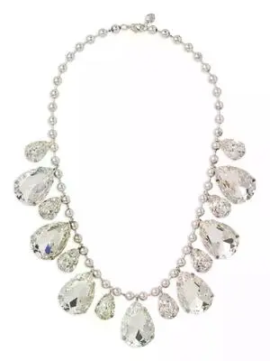 ROXANNE ASSOULIN Drop Embellishment Necklace - Silver