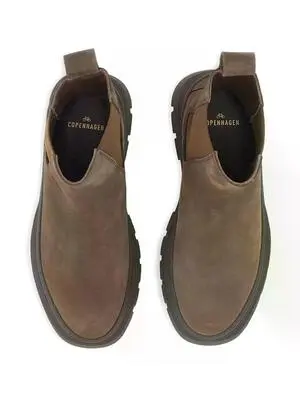 COPENHAGEN  Elasticated Platform Ankle Boots