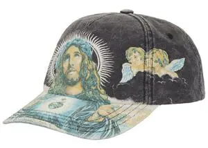 Supreme Printed 5-panel Cap - Black