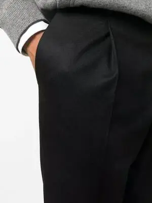 Brunello Cucinelli Mid-rise Wool Chino Trousers