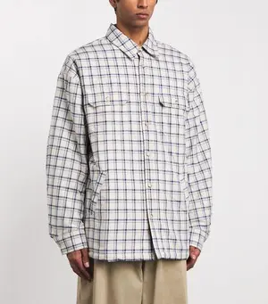 WILLY CHAVARRIA Check Quilted Overshirt