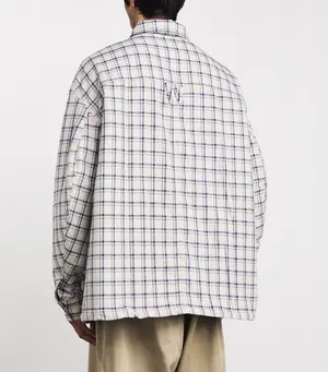 WILLY CHAVARRIA Check Quilted Overshirt