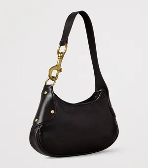 Mulberry Leather Hackney Shoulder Bag - Black