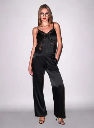 FLEUR DU MAL Juliet Lace Lounge Pant