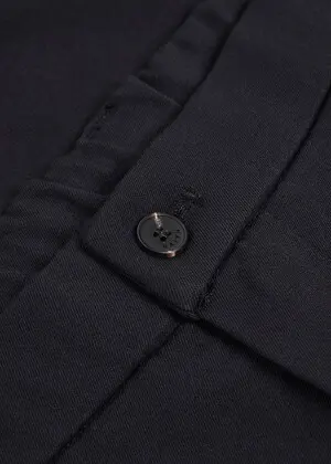RAITH Tapered-leg Woven Trousers - Navy